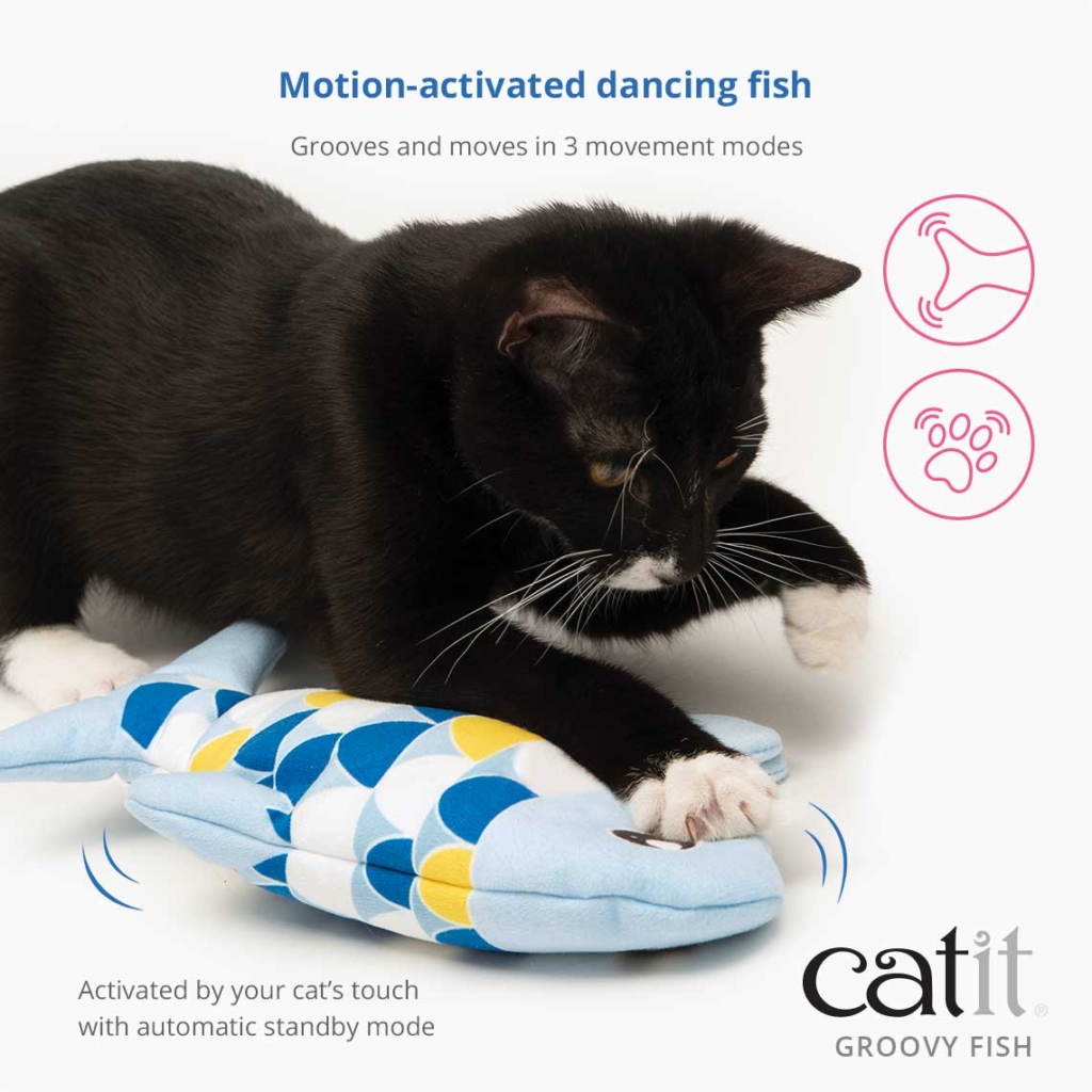 Shop now Catit Groovy Fish | Fish Interactive Cat Toy