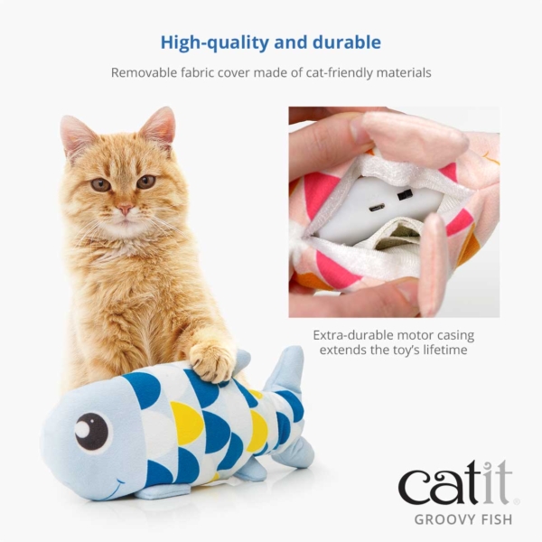 Shop now Catit Groovy Fish | Fish Interactive Cat Toy