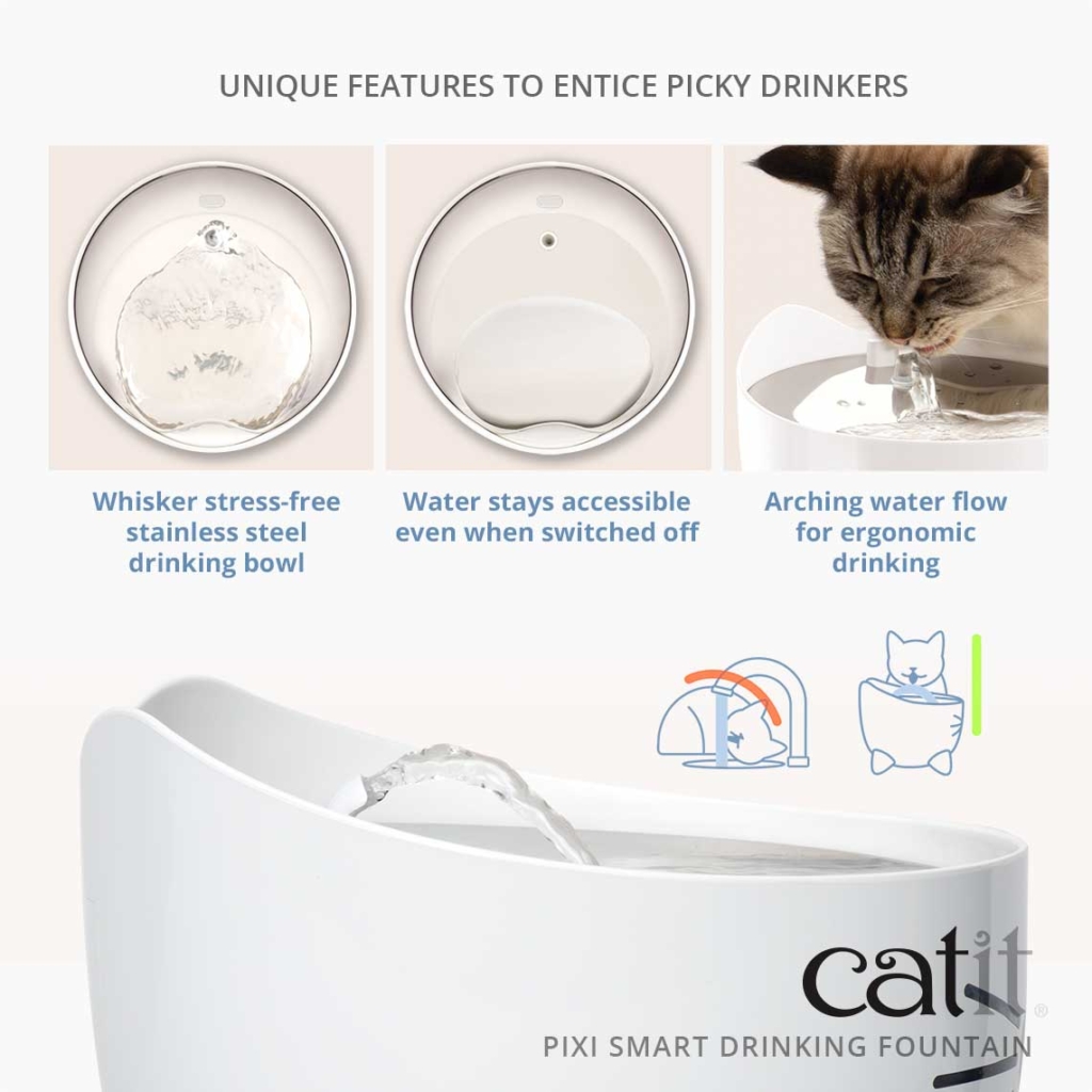 Catit PIXI Smart Drinking Fountain | Smart Hydration for Cats